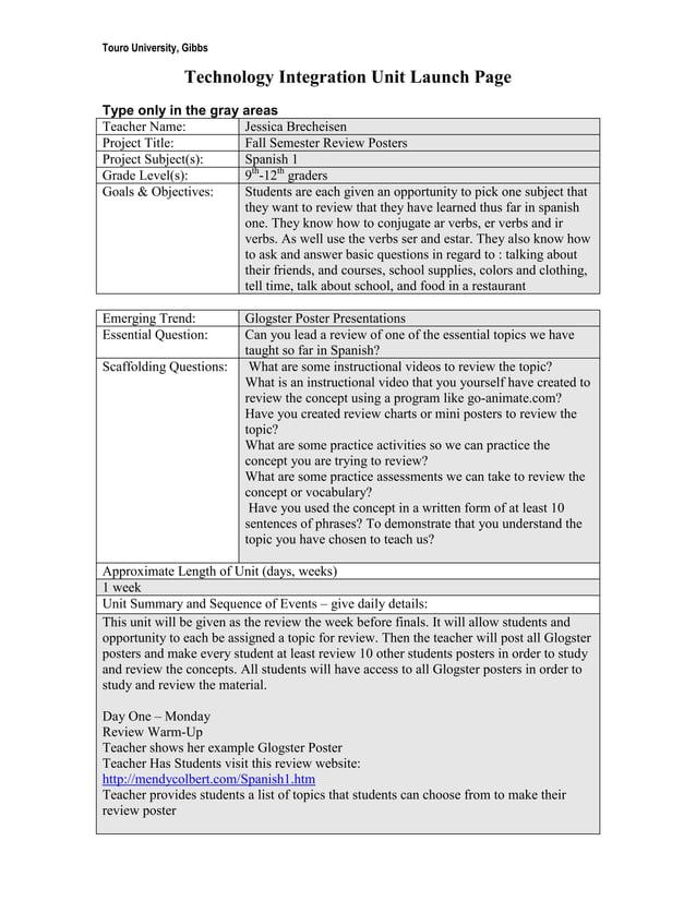 Tech lesson plan for emerging trend | PDF