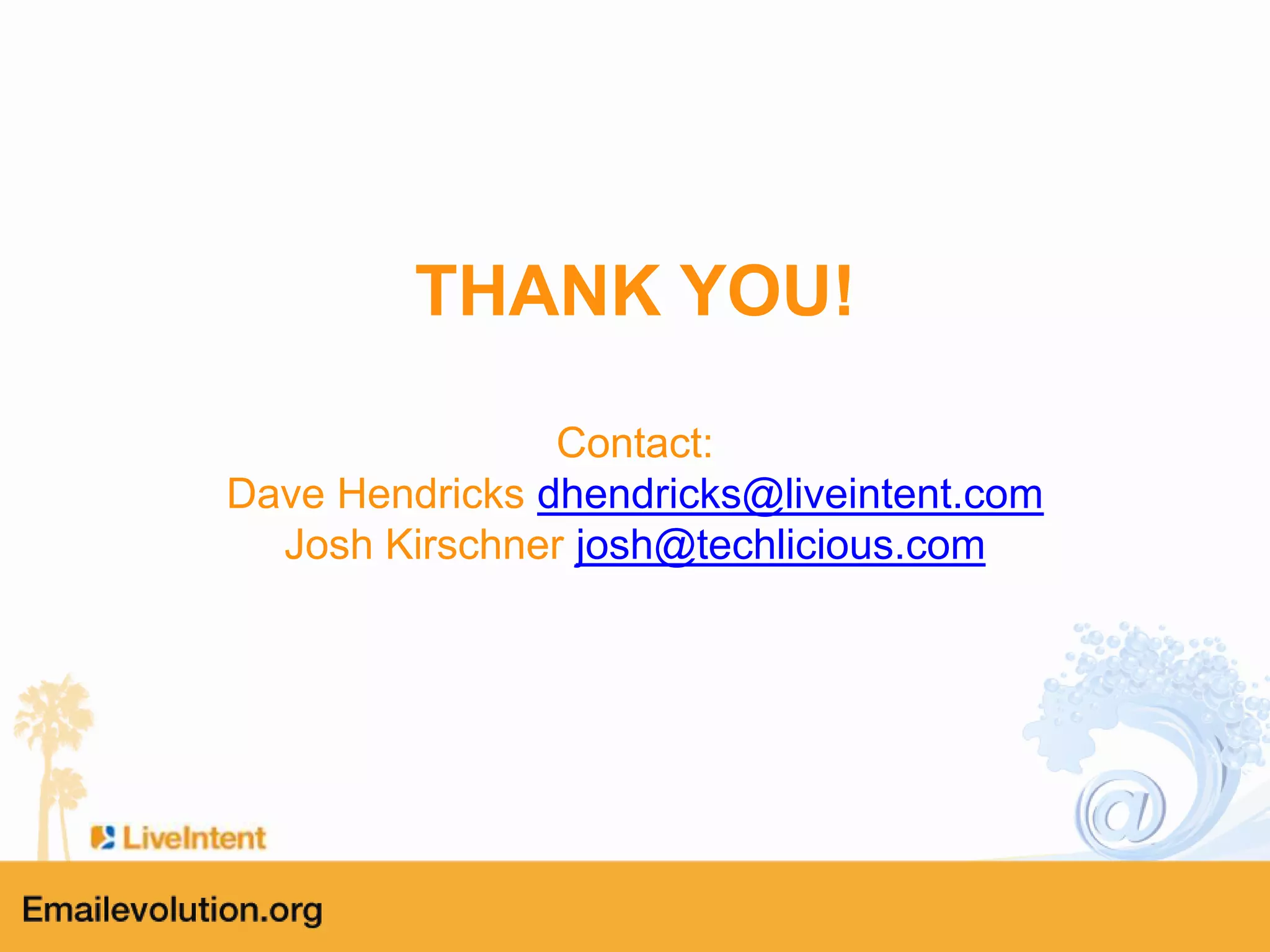 LiveIntent & Techlicious Case Study EEC | PPTX