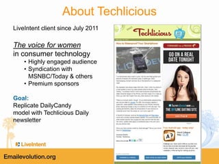LiveIntent & Techlicious Case Study EEC | PPTX
