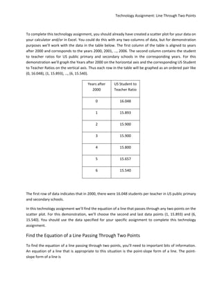 Tech line excel | PDF