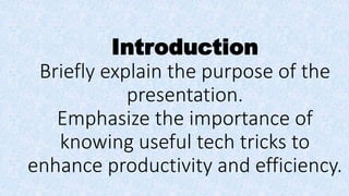 TECHLOG 5 IMPORTANT TRICKS.pptx