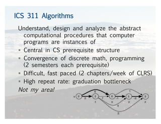 TechLogic 2014 Keynote on Inverting an Algorithms Class (Extended ...