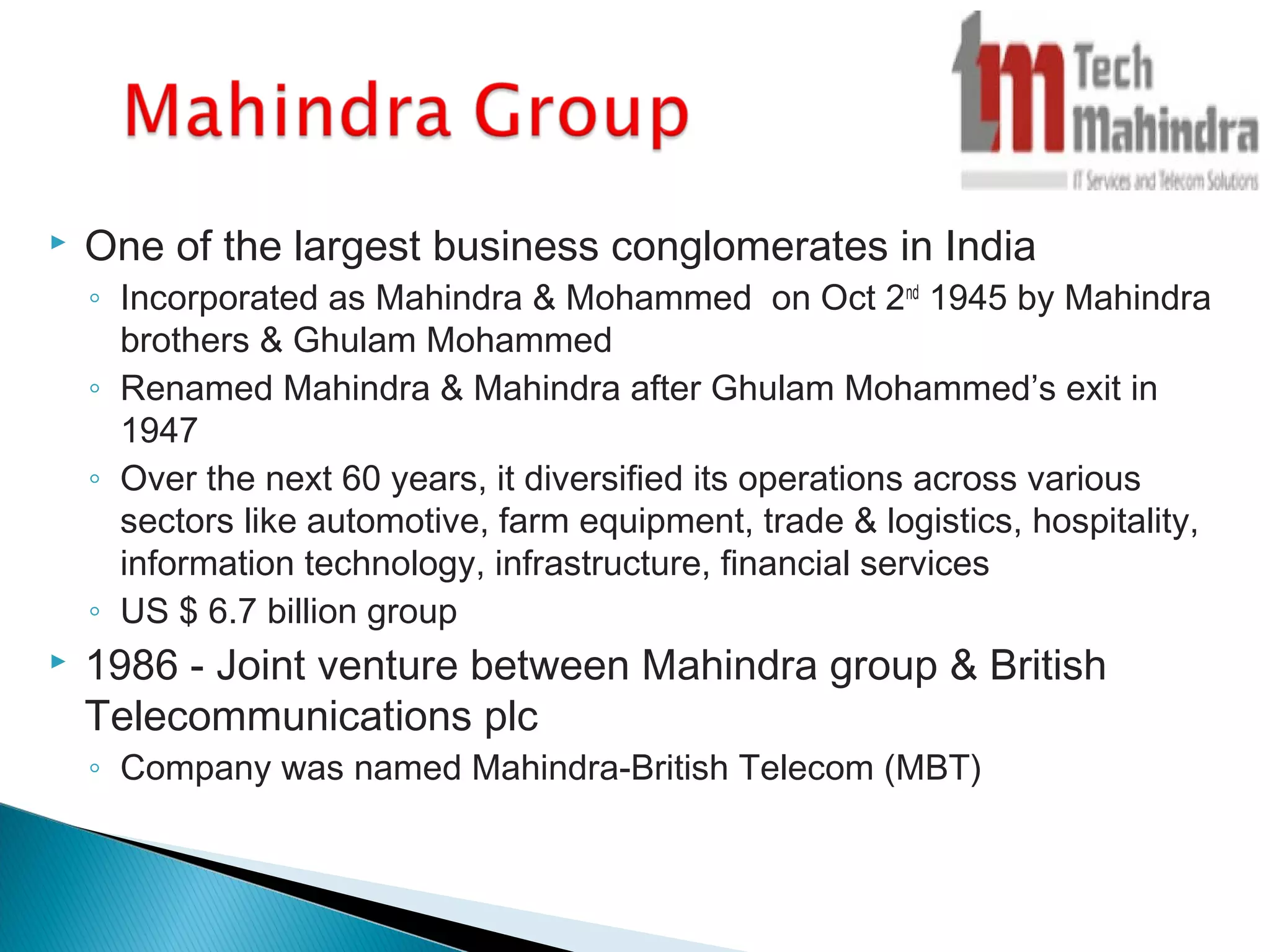 Tech mahindra | PPT