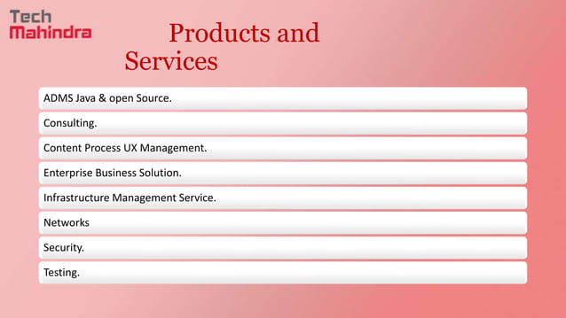 Tech mahindra | PPT