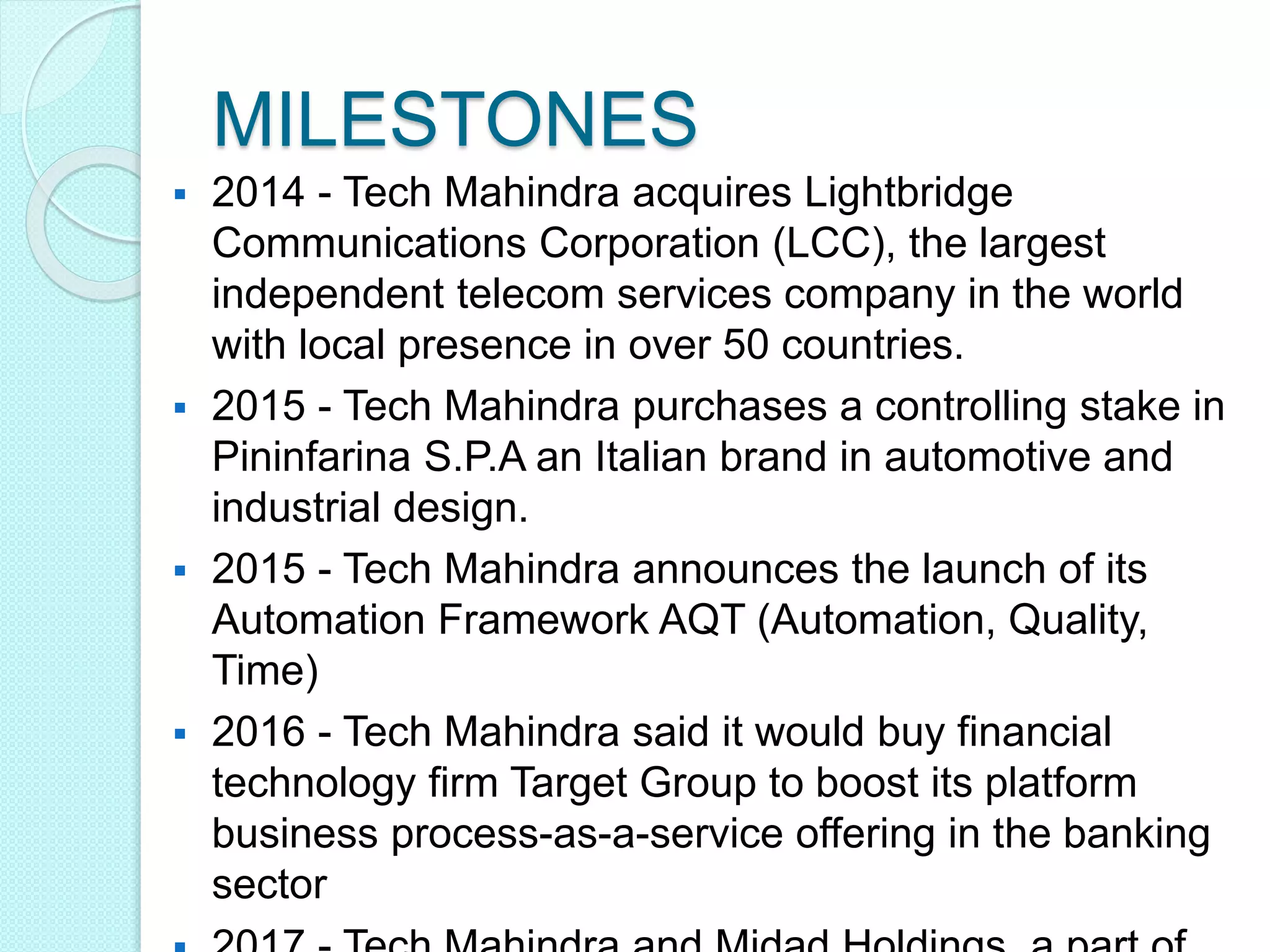 Tech mahindra | PPTX