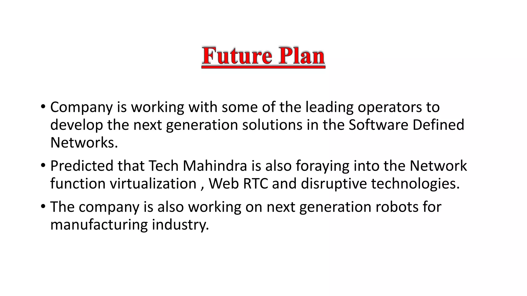 Tech mahindra | PPTX