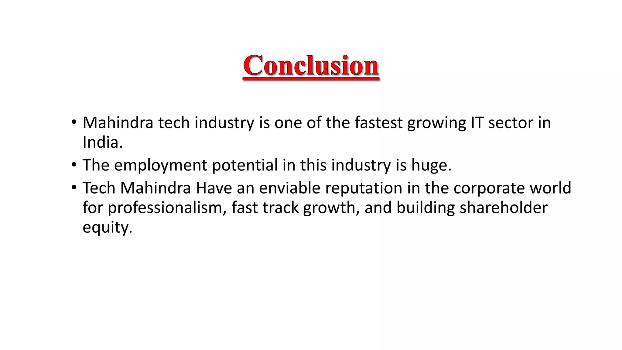 Tech mahindra | PPTX