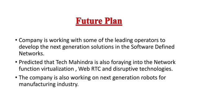Tech mahindra | PPTX