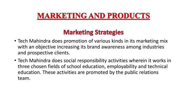 Tech mahindra | PPTX