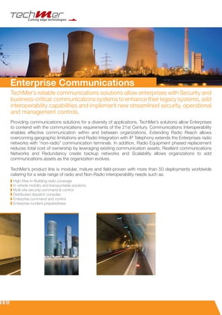 Tech Mer Product Booklet | PDF