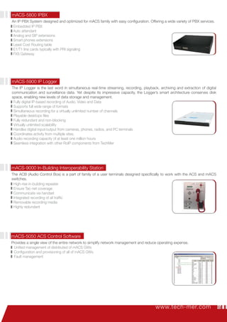 Tech Mer Product Booklet | PDF