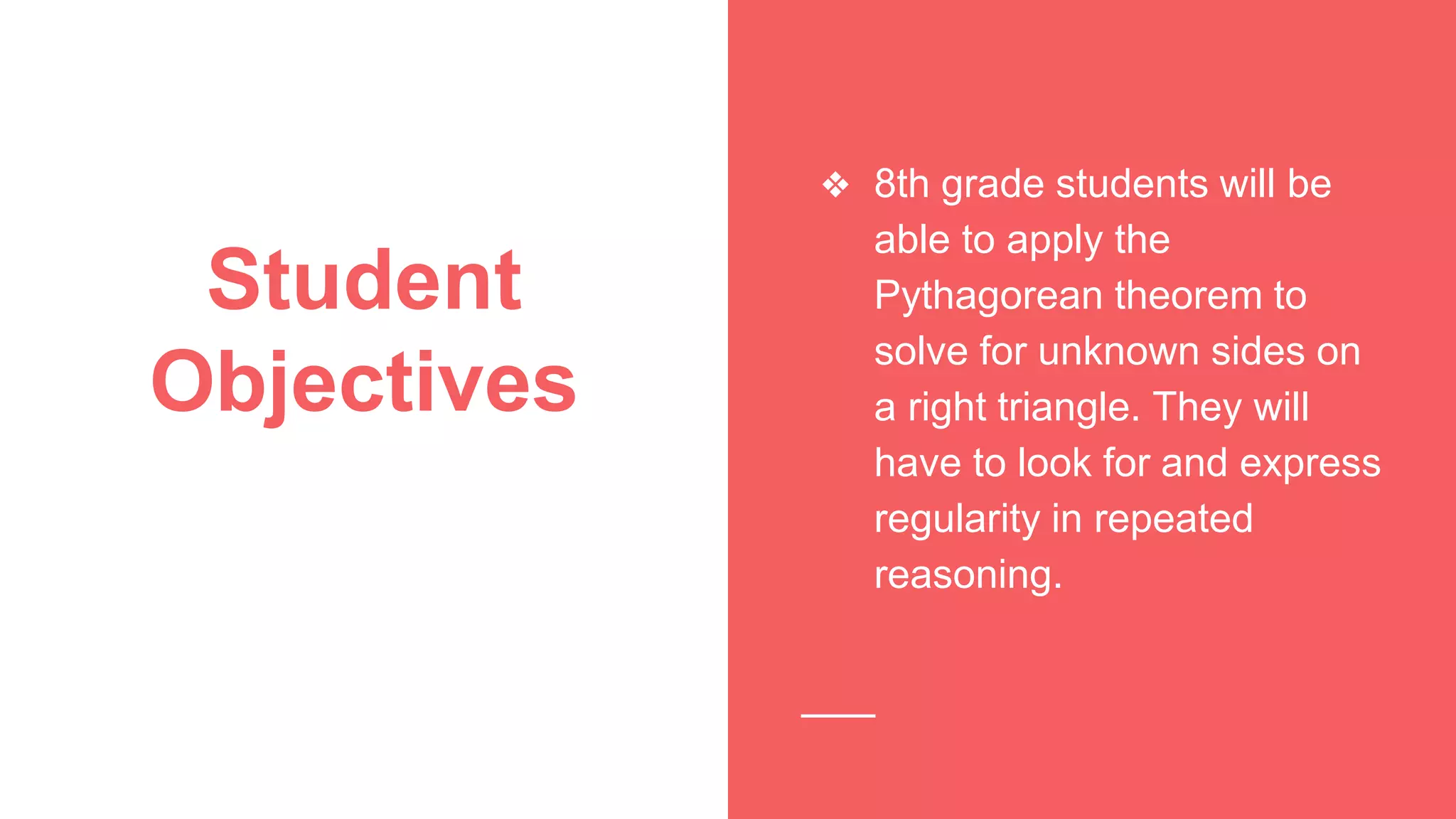 The Pythagorean Theorem | PPTX