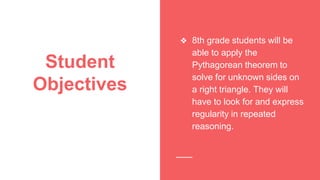 The Pythagorean Theorem | PPTX