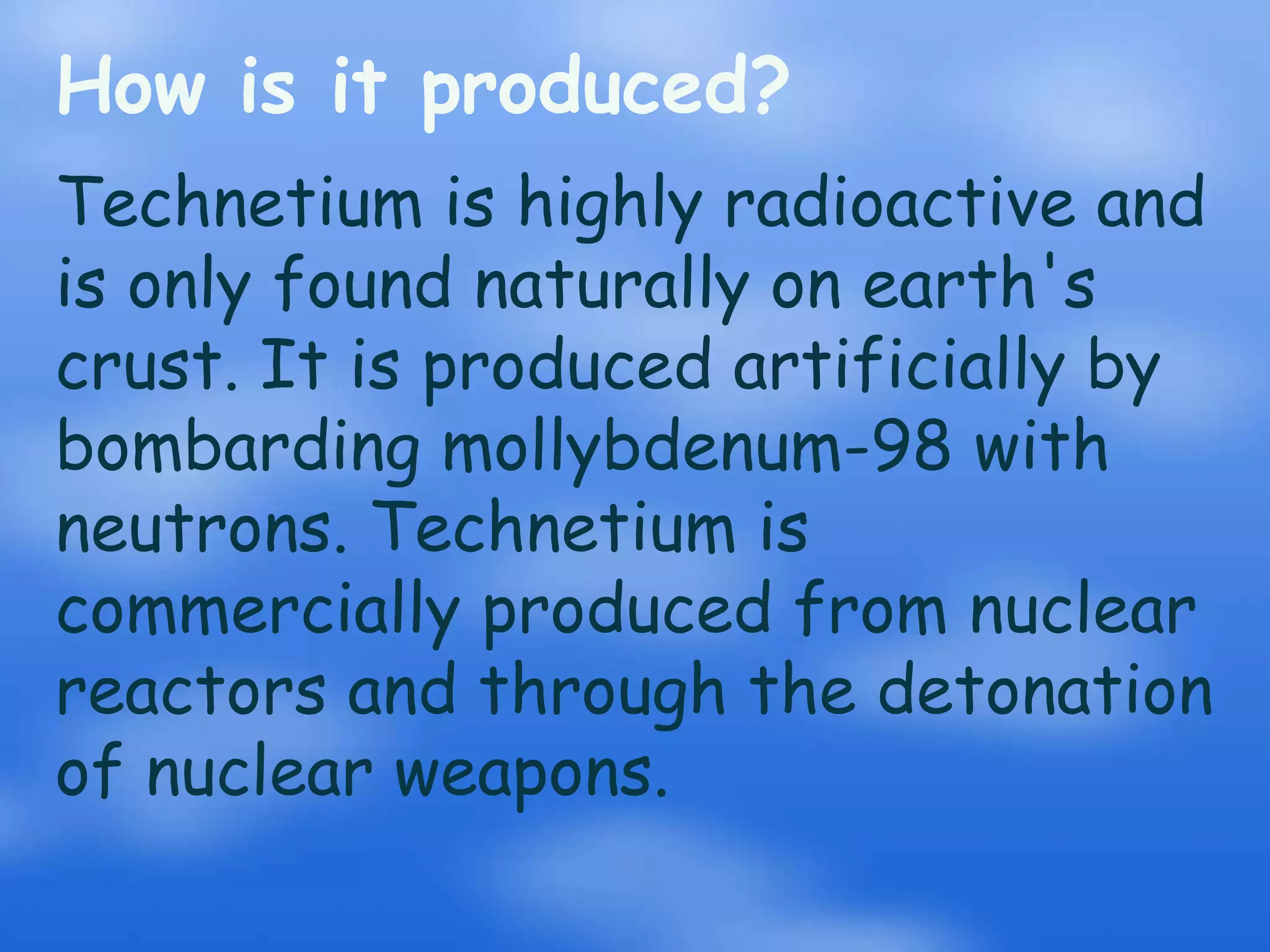 Technetium | PPTX