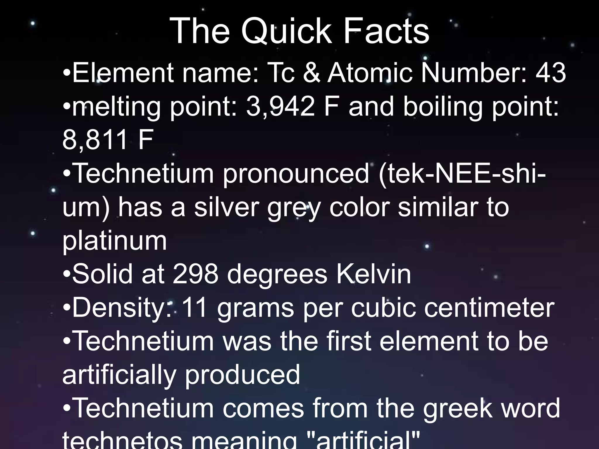Technetium (1) | PPTX