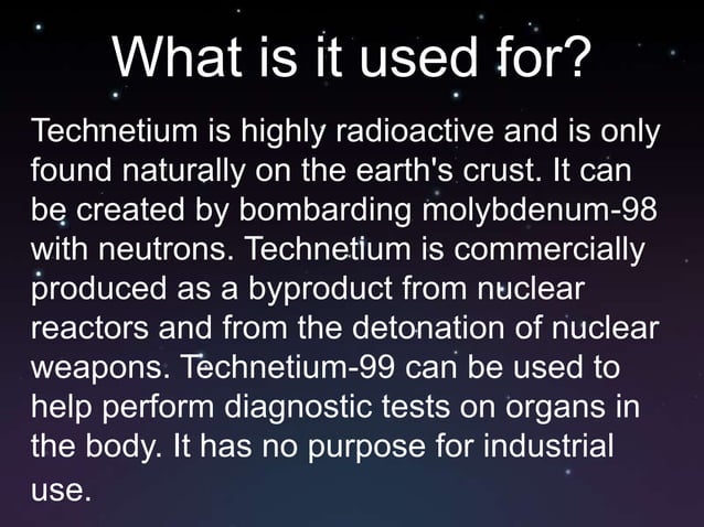 Technetium (1) | PPTX | Chemistry | Science