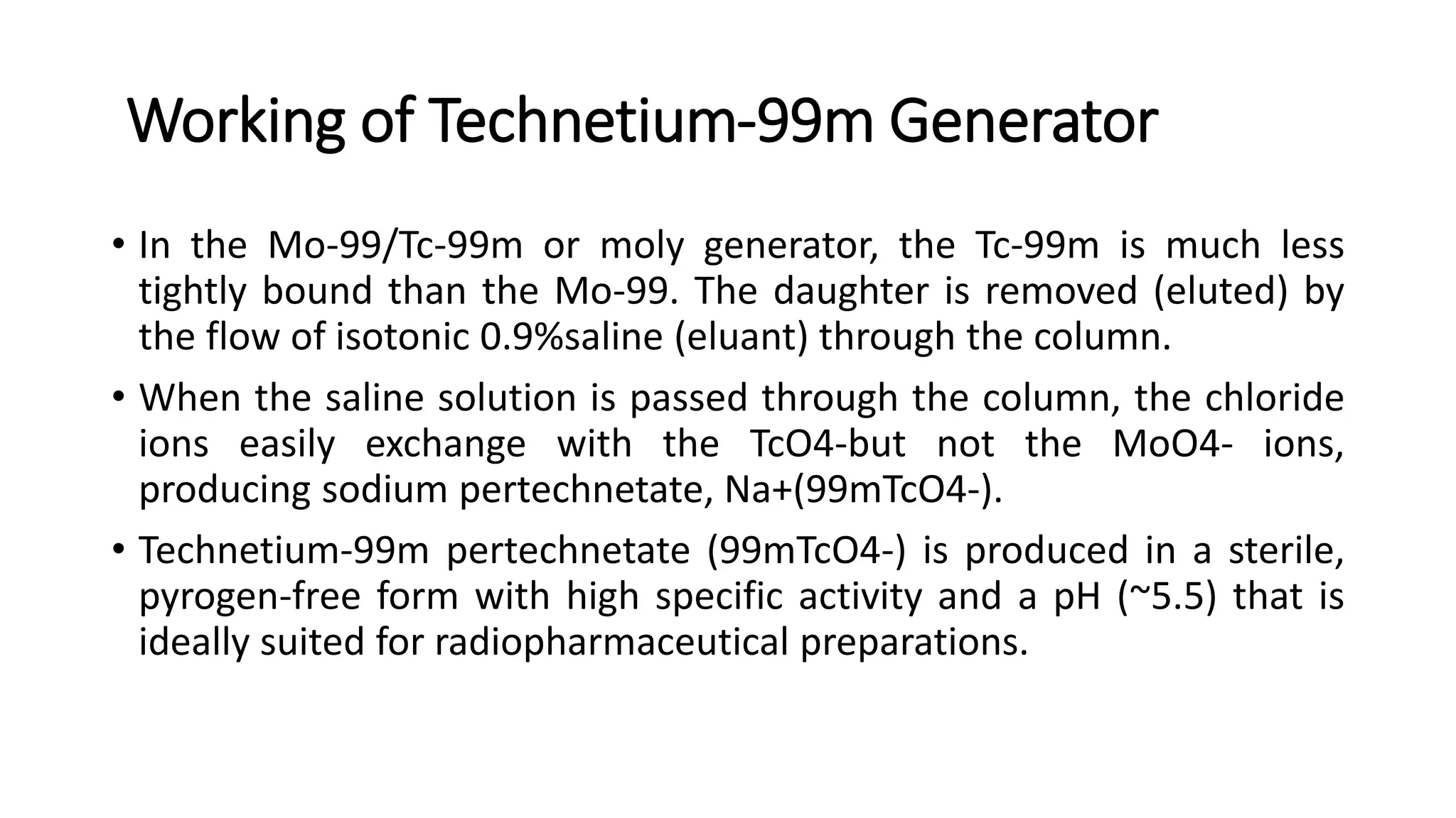 Technetium Generator and Safe use of radiopharmaceuticals. By T. R. B ...