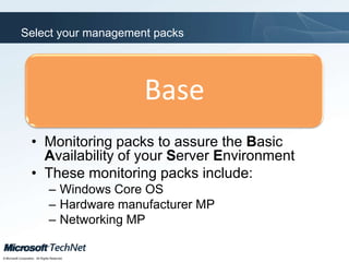 So you’ve successfully installed SCOM… Now what. | PPT