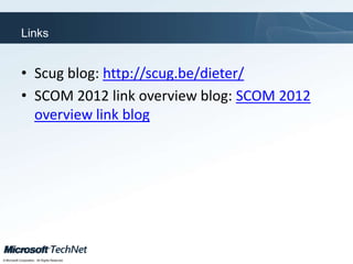 So you’ve successfully installed SCOM… Now what. | PPT