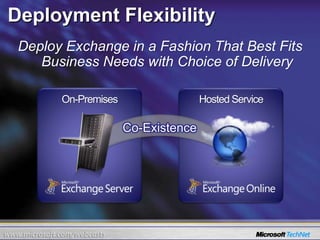TechNet Webcast: Exchange 2010 Overview | PPT