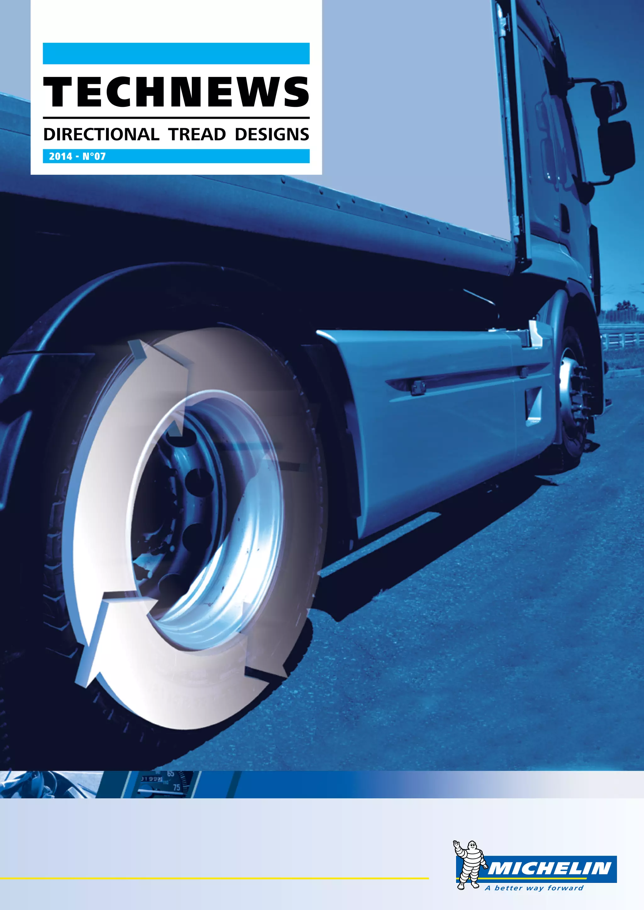 MICHELIN TECHNEWS #07 - Directional tread design for truck tyres | PDF ...