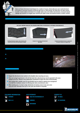 MICHELIN TECHNEWS #07 - Directional tread design for truck tyres | PDF ...