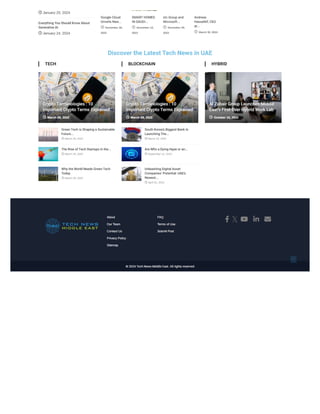 Tech News Middle East.pdf Technewsme is the updated | PDF