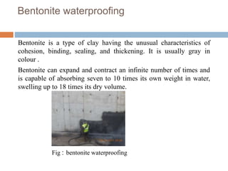 Water proofing | PPTX