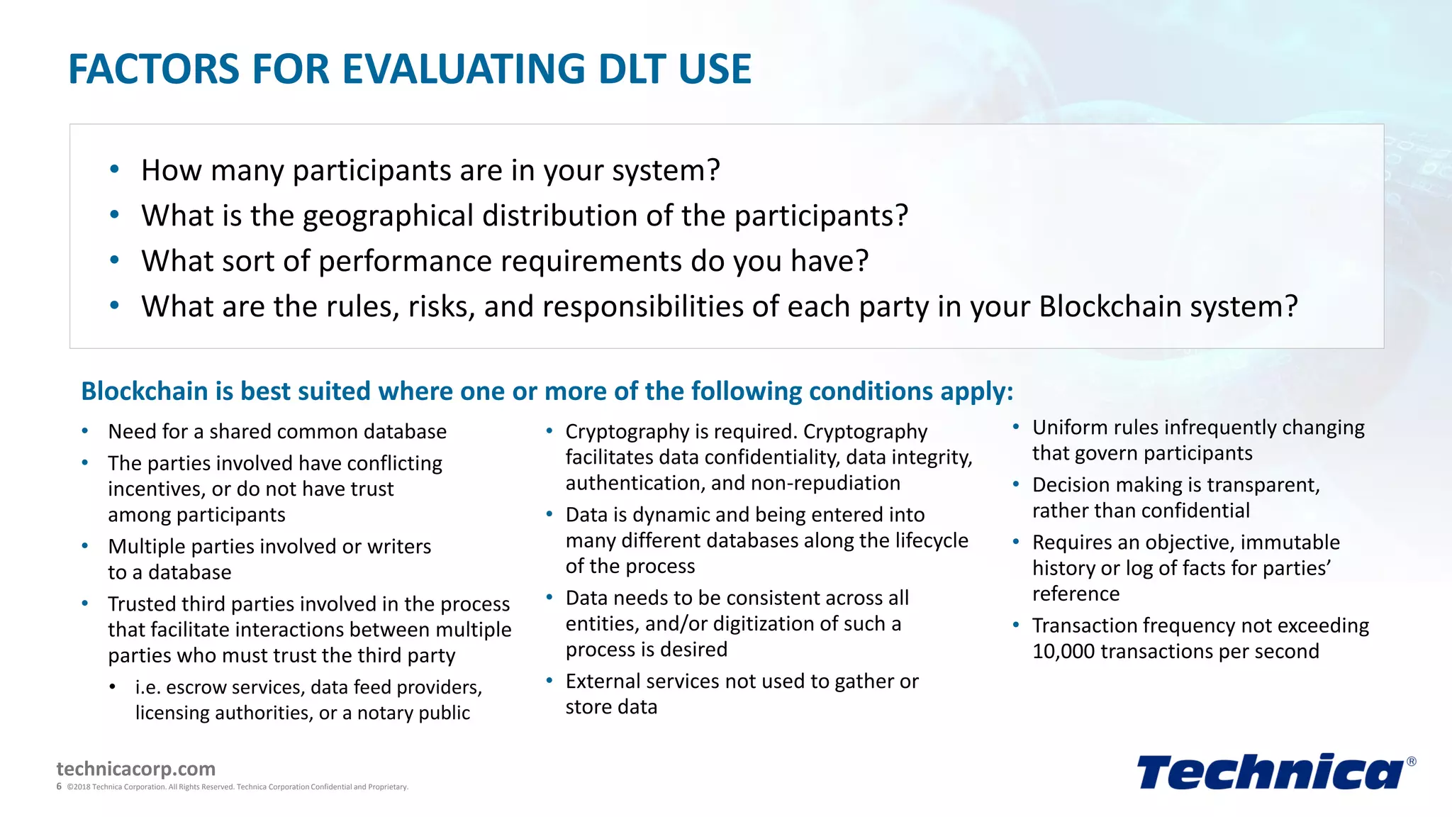 Technica Distributed Ledger Primer | PPT