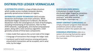 Technica Distributed Ledger Primer | PPT