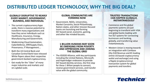 Technica Distributed Ledger Primer | PPT