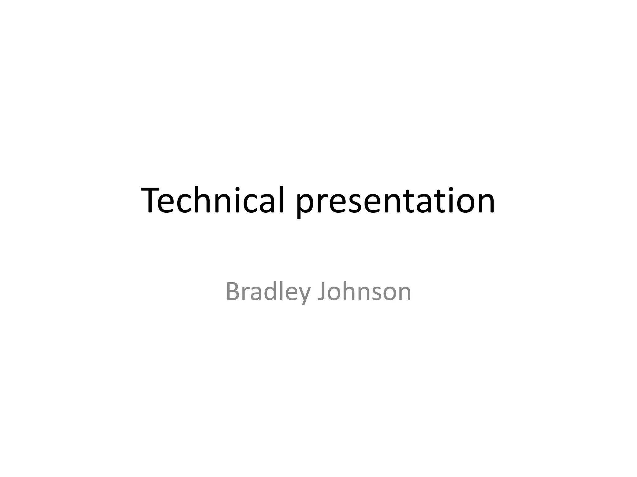 Technical | PPT