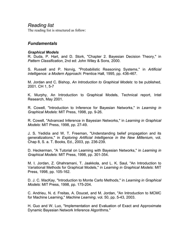 Technical Area: Machine Learning and Pattern Recognition | PDF
