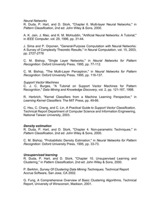 Technical Area: Machine Learning and Pattern Recognition | PDF