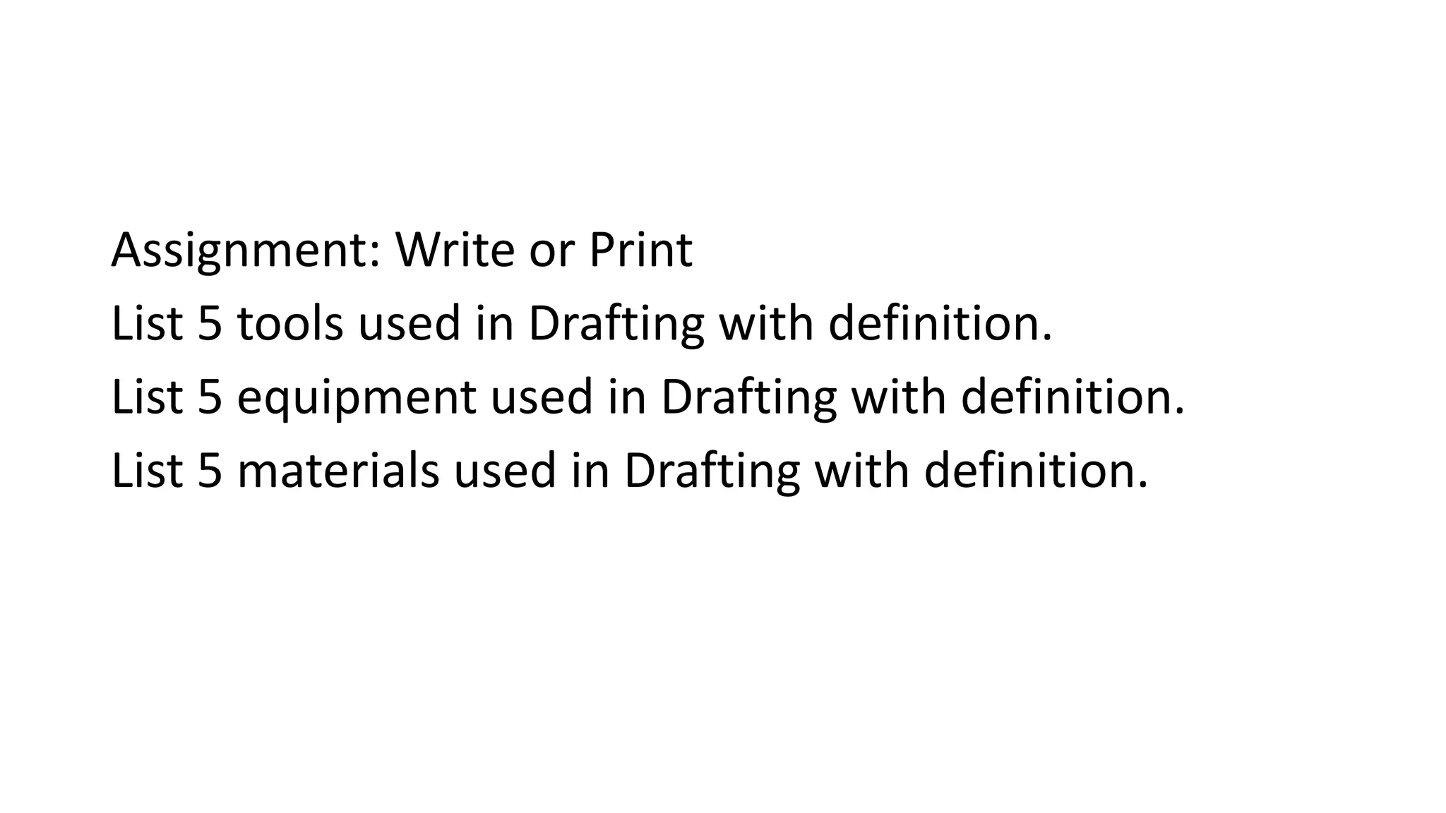 TECHNICAL-DRAFTING-lesson1 in Technology and Livelihood Education ...
