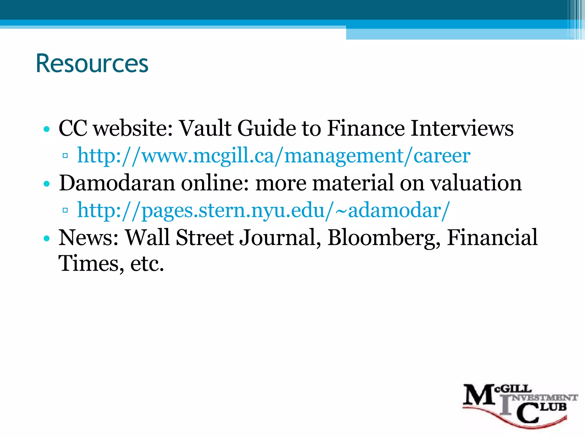 Technical Interview Workshop | PPT