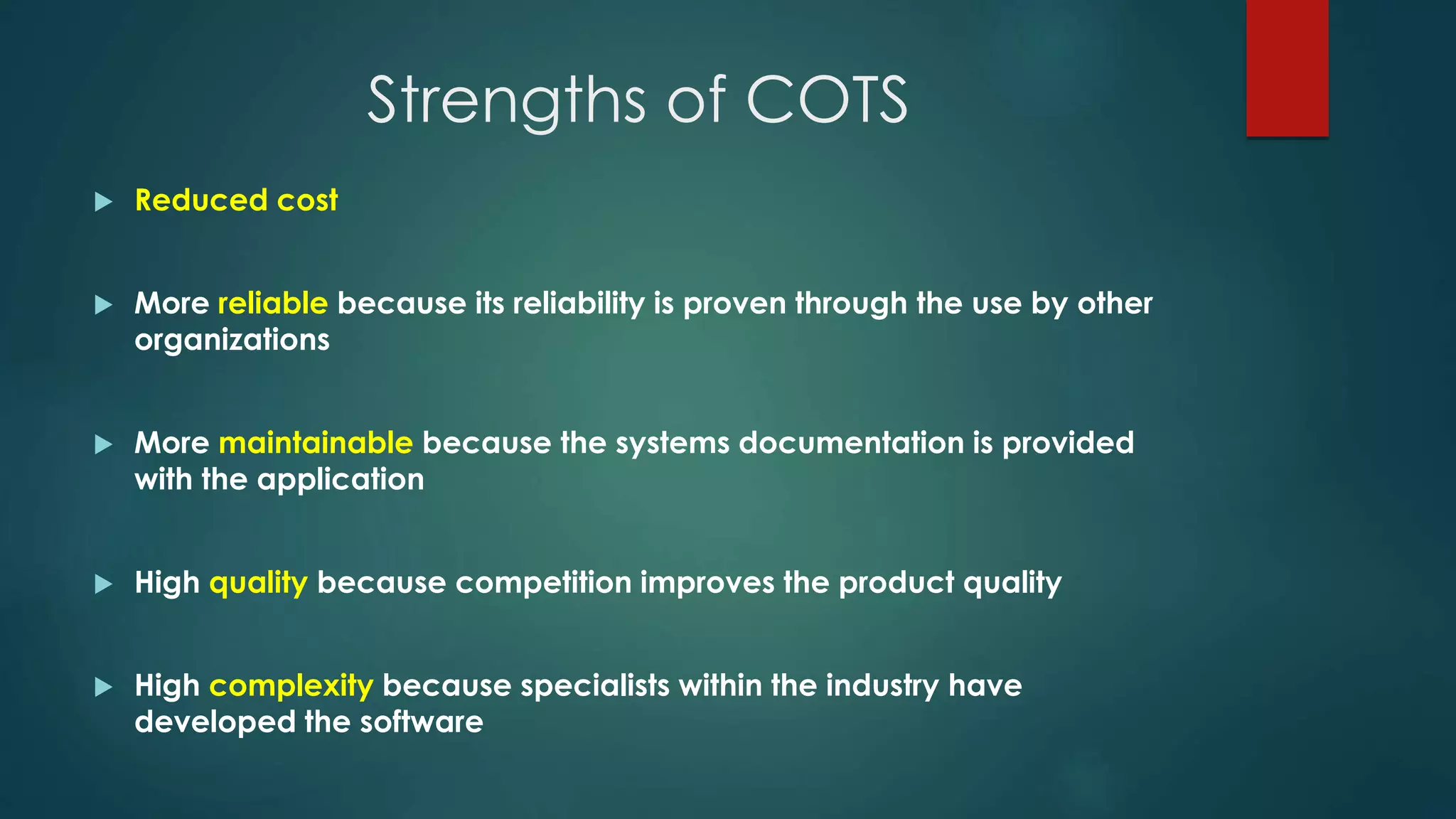 Technical non-technical-requirement-of-cots-selection | PPTX