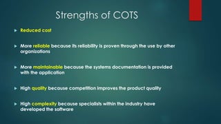 Technical non-technical-requirement-of-cots-selection | PPTX