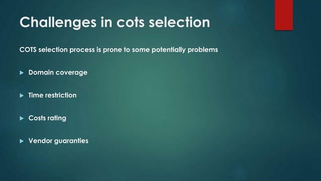 Technical non-technical-requirement-of-cots-selection | PPTX | Computer ...