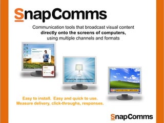 SnapComms Technical overview | PPTX | Operating Systems | Computer Software and Applications