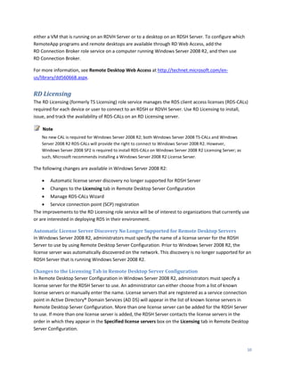 Microsoft India - Windows Server 2008 R2 Remote Desktop Services Whitepaper | PDF
