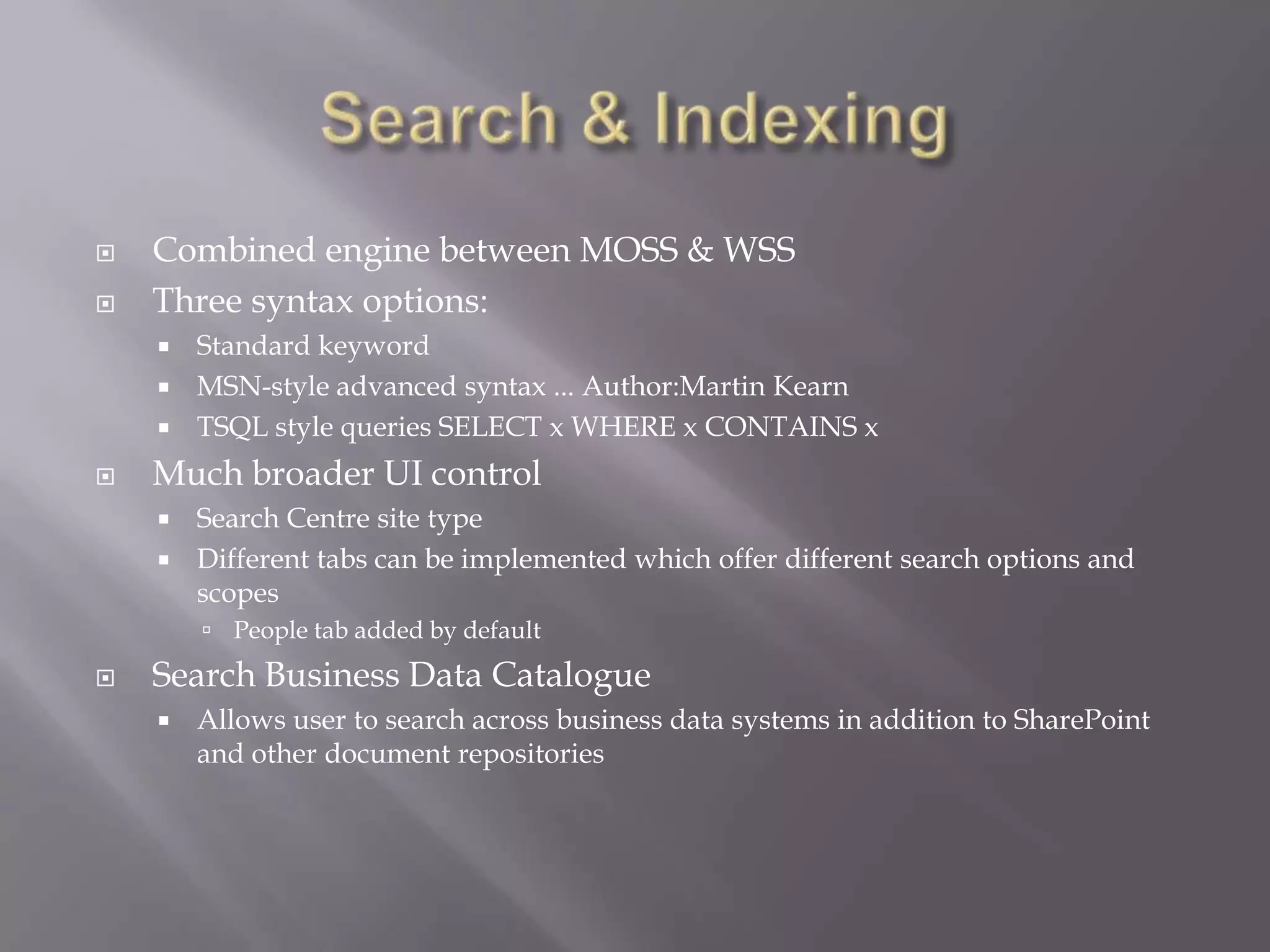 Technical Overview Of Moss | PPT