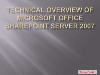 Technical Overview Of Moss | PPT