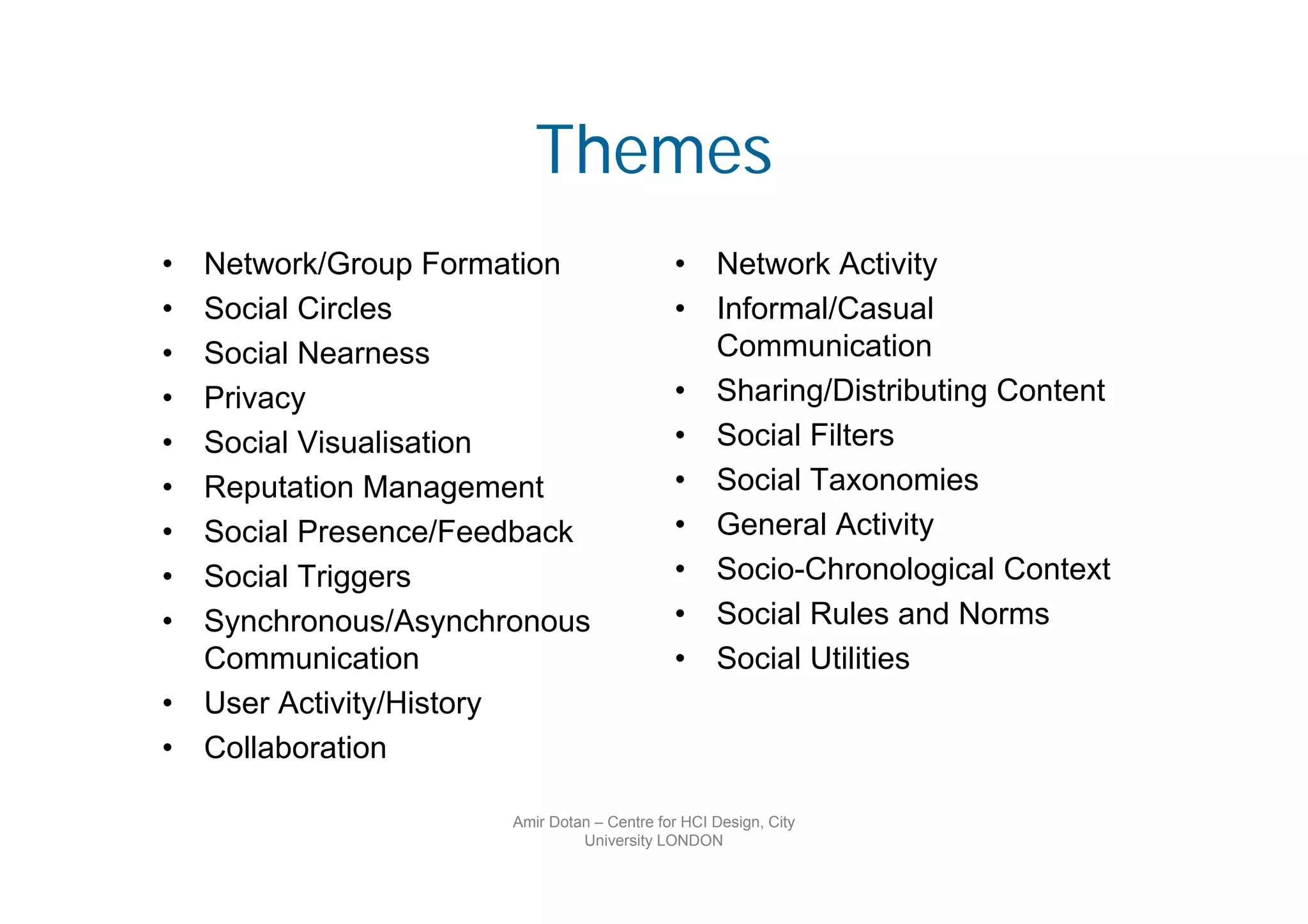 Technical Social Mechanisms - Examples and current trends | PPT