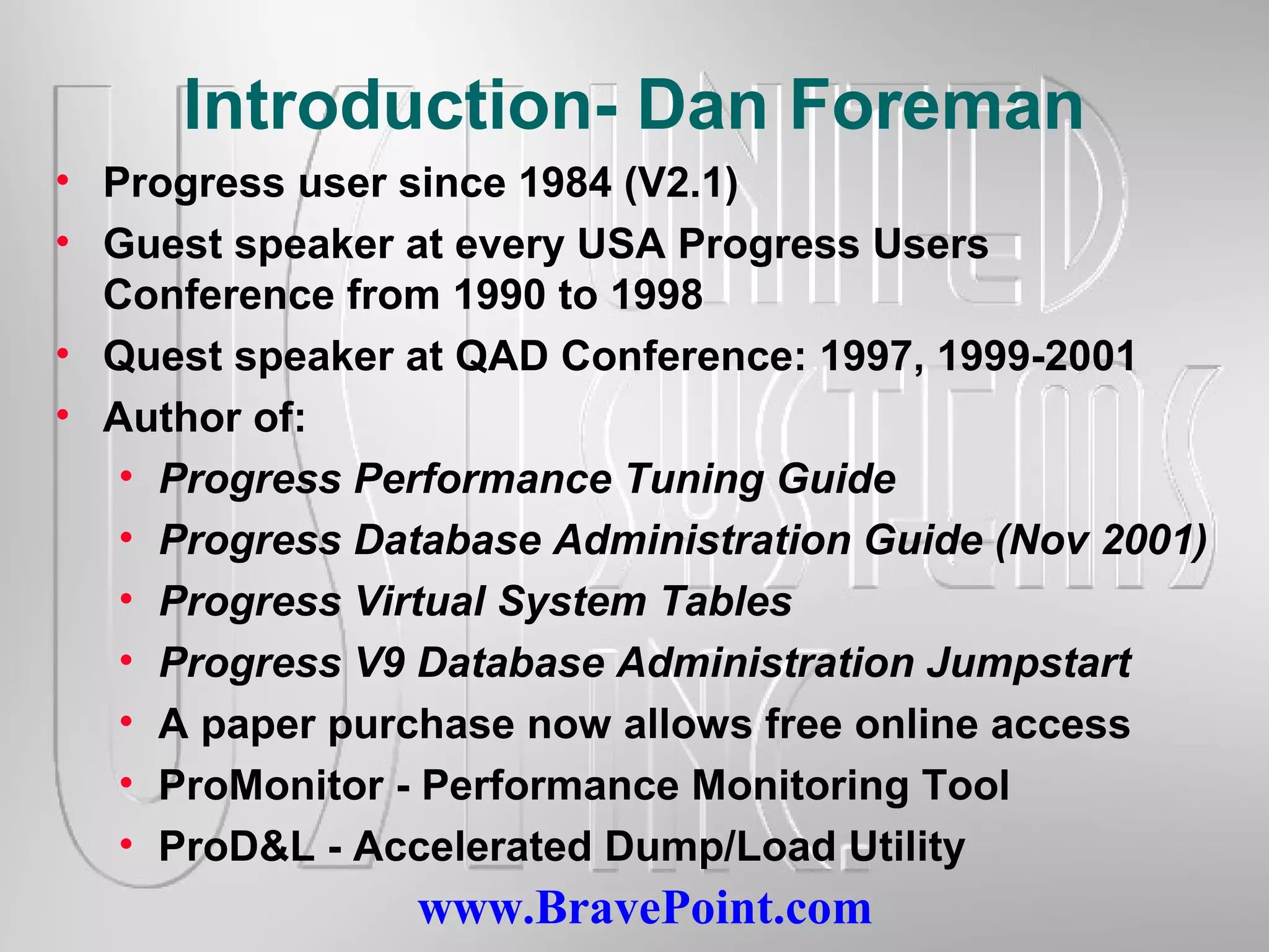 Technical track-afterimaging Progress Database | PPT