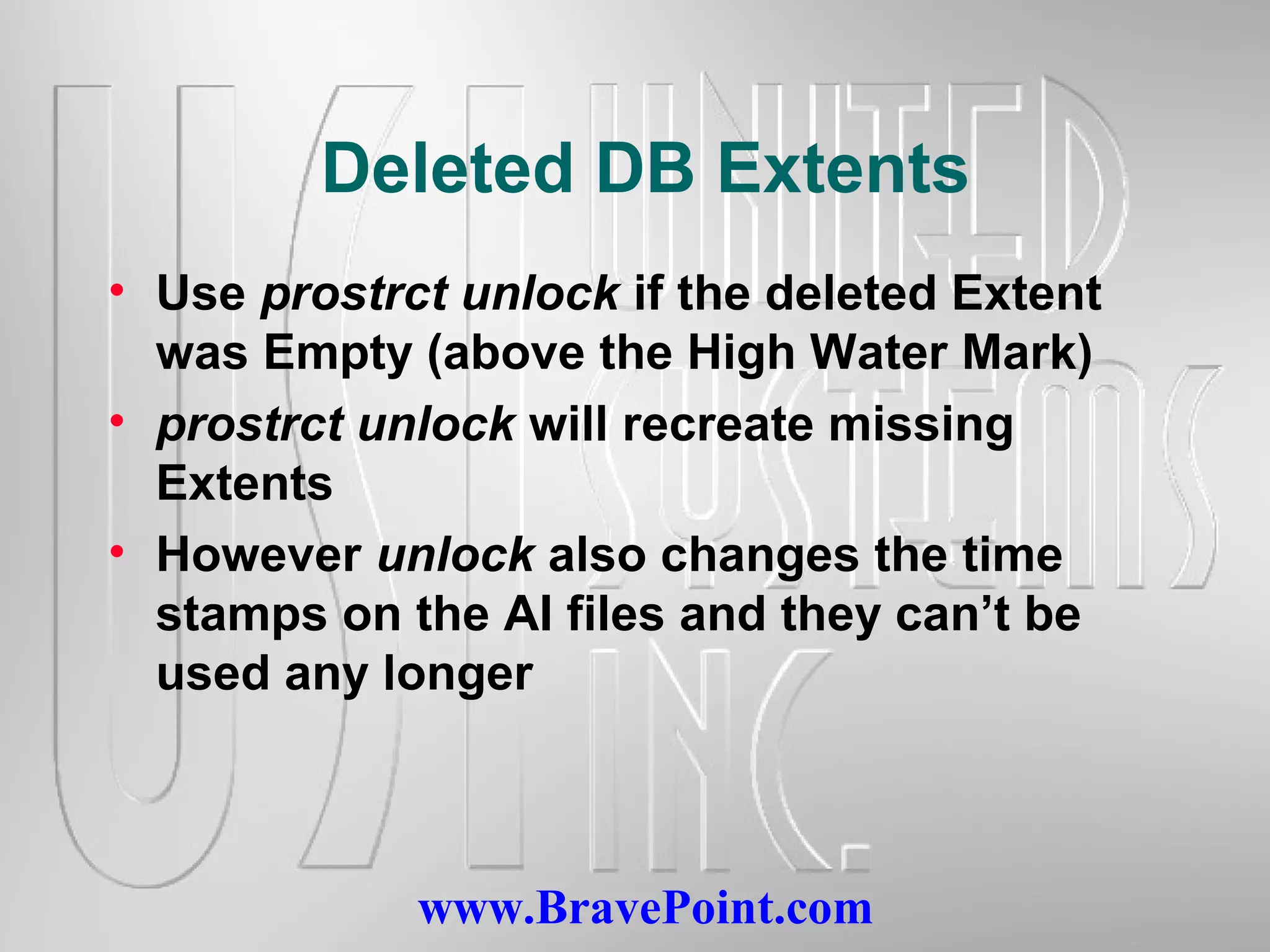 Technical track-afterimaging Progress Database | PPT