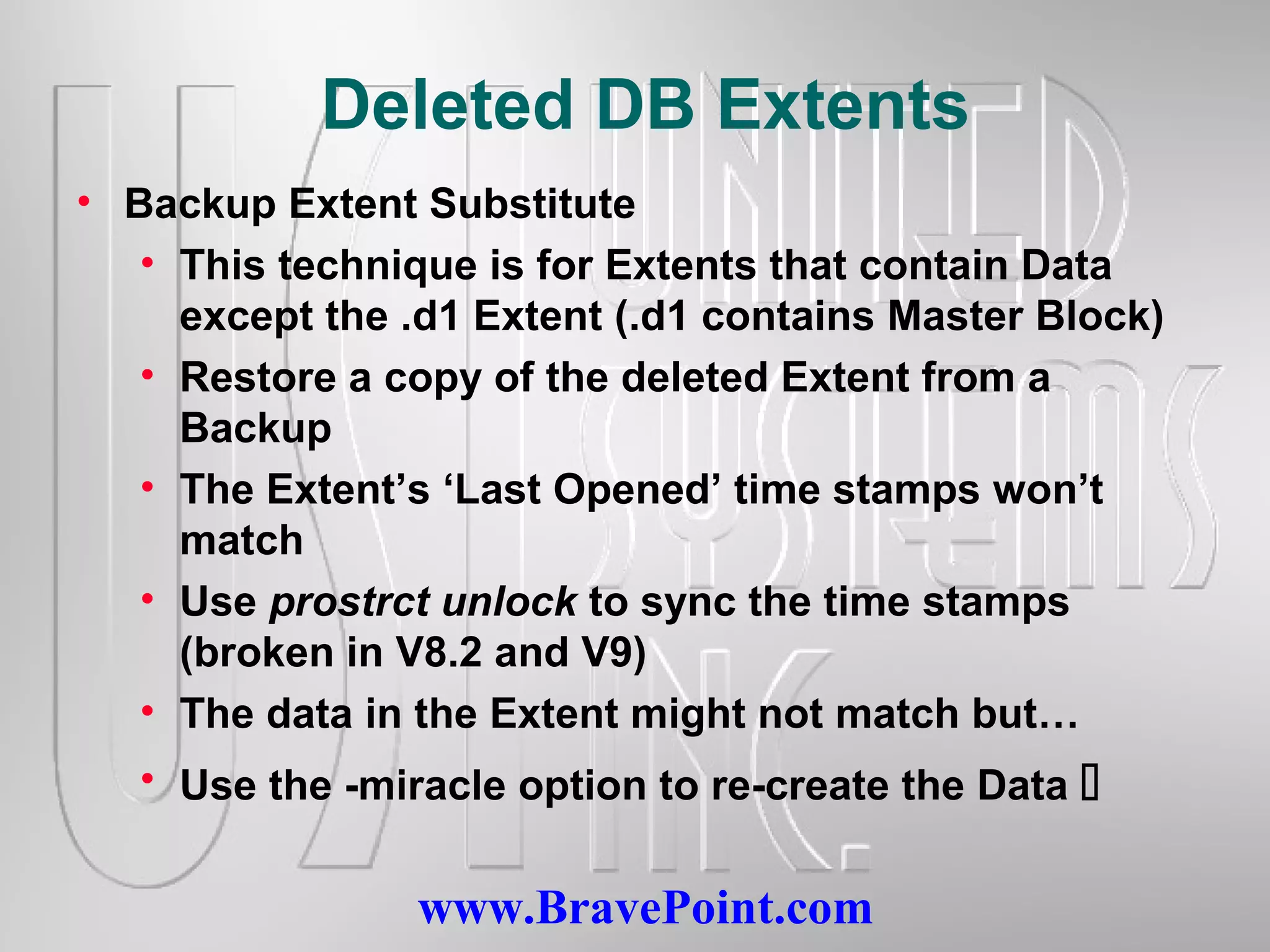 Technical track-afterimaging Progress Database | PPT