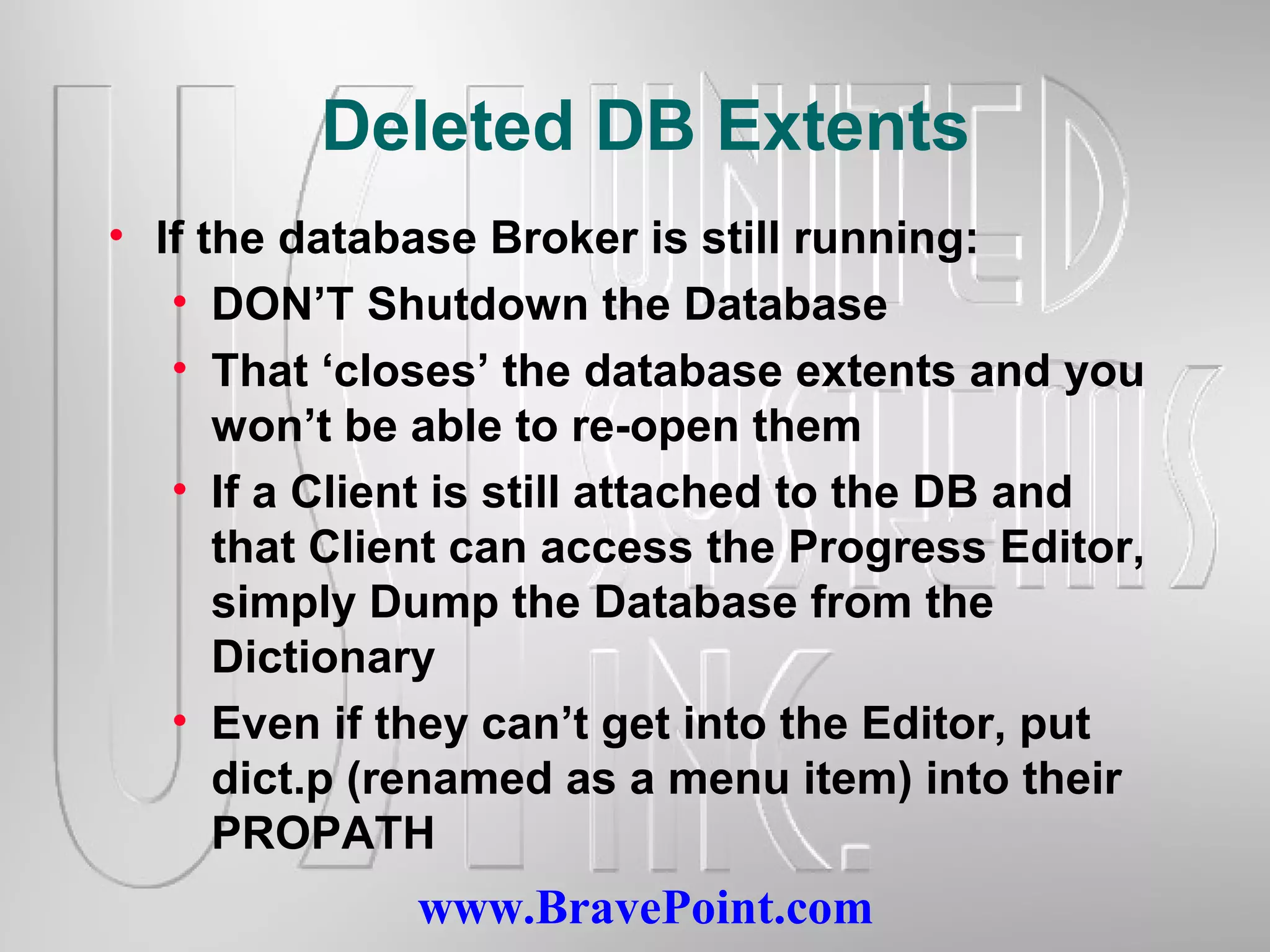 Technical track-afterimaging Progress Database | PPT