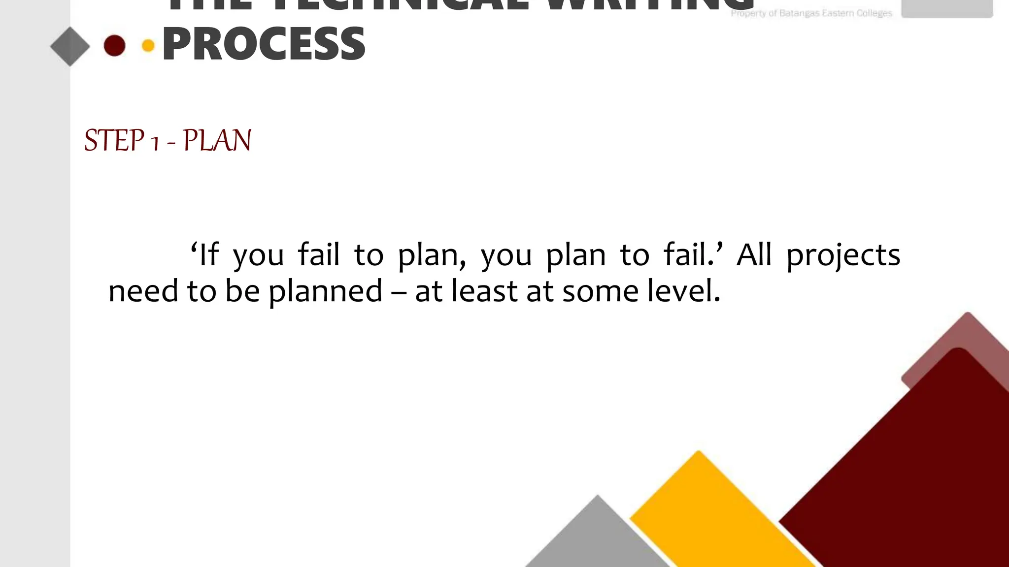 TECHNICAL WRITING PROCESS and it benefit | PPTX