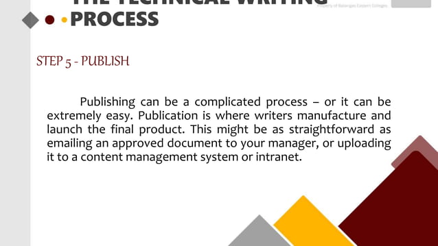 TECHNICAL WRITING PROCESS and it benefit | PPTX